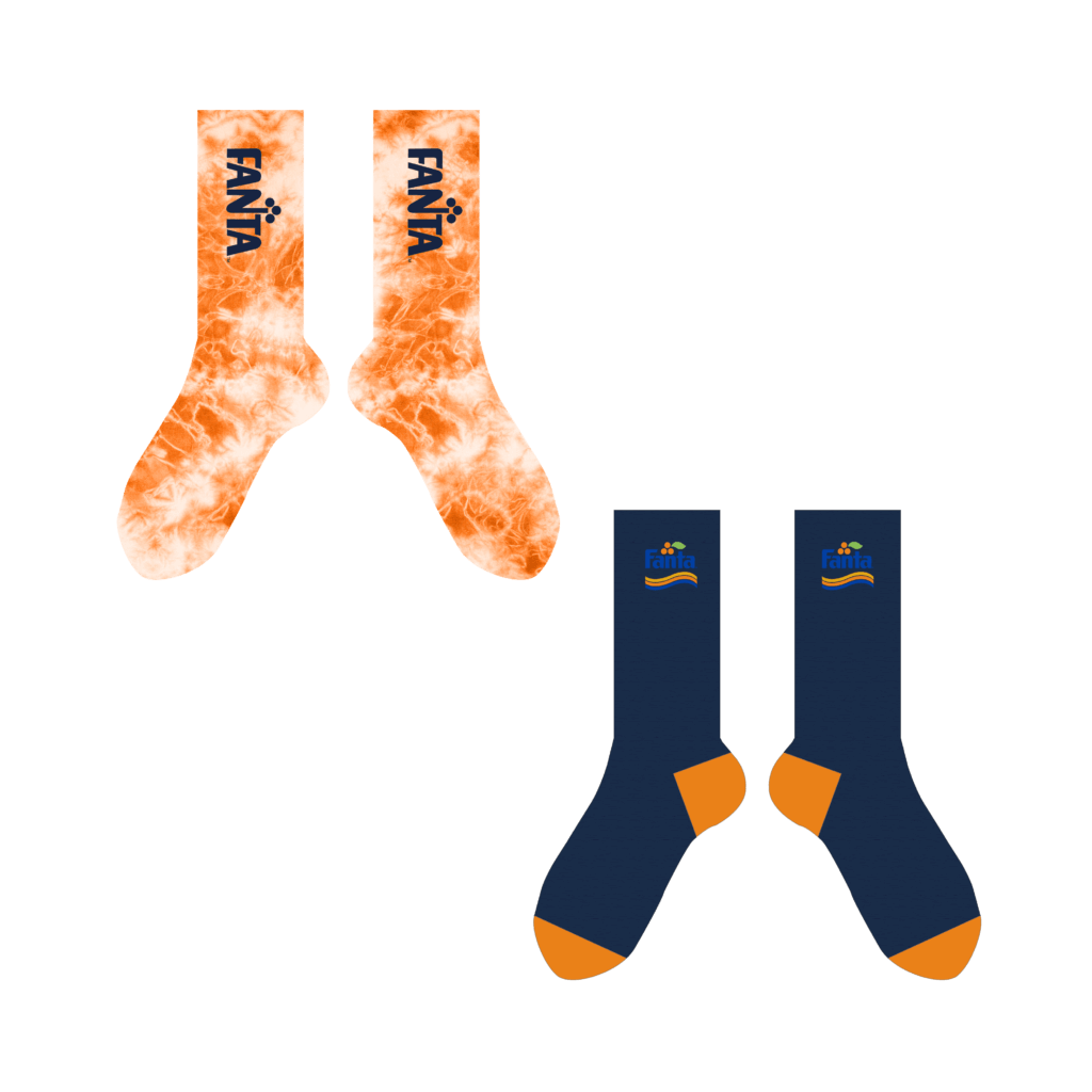 2 PACK FANTA CREW SOCKS - Fexpro