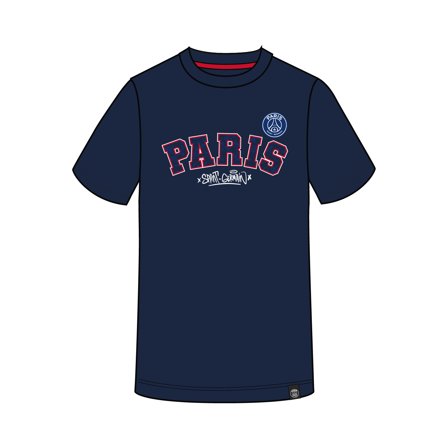 PSG GRAFFITI CORE T-SHIRT - Fexpro